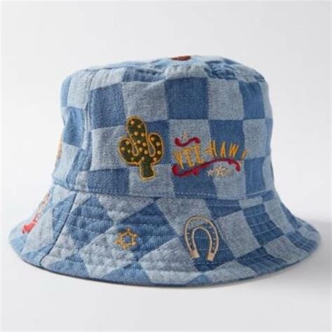 Urban Outfitters Accessories Urban Outfitters Denim Poppy Checkered