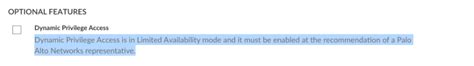 Enable Dynamic Privilege Access For Prisma Access Through Common Services