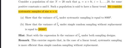 consider a population of size n 20 such that