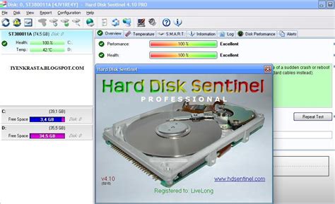Hard Disk Sentinel Professional v4.10 build 5816 | Key | Download Software Gratis