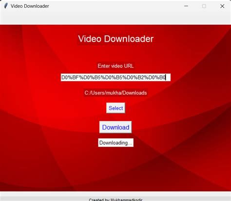 Mukhammadkodir Abdusalomov On Linkedin Python Gui Youtube Videodownloader Opensource
