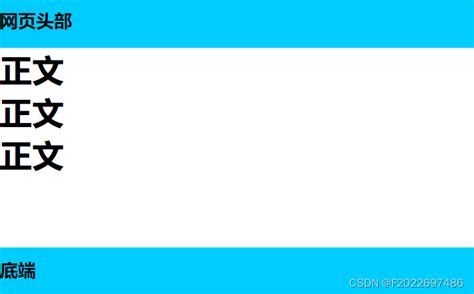 利用css div进行网页布局 div css网页布局 csdn博客