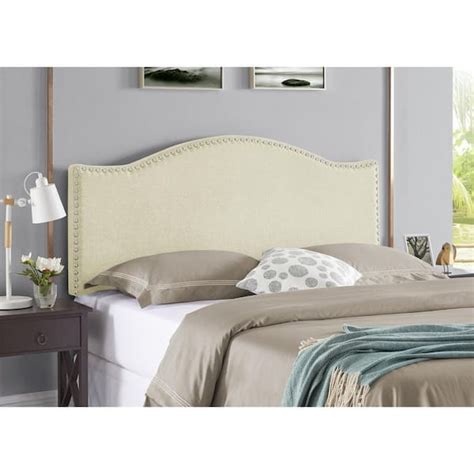 Homestock Headboards For Queen Size Bed Upholstered Nail Head Bed