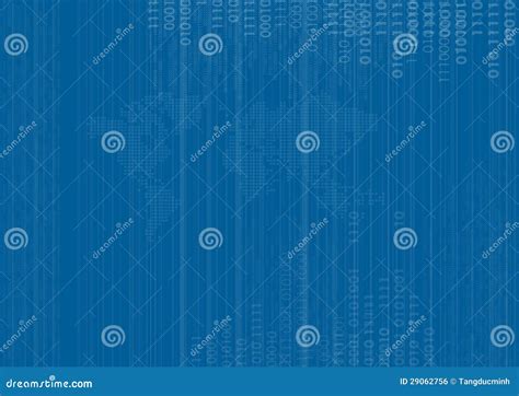 Binary Vector Background Stock Vector Illustration Of Digital 29062756