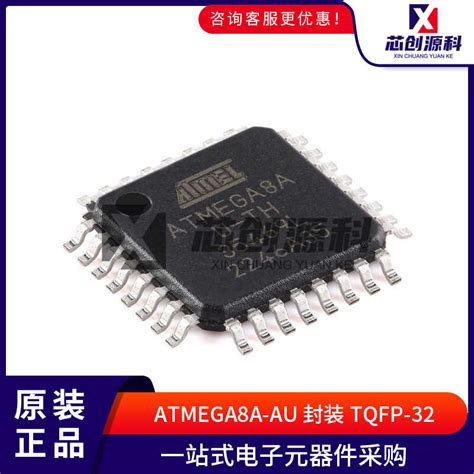 Original Atmega8a Au Tqfp 32 Smt Atmega8a 8 Bit Microcontroller Avr