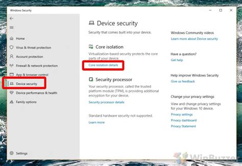 How To Disable Or Enable Core Isolation Memory Integrity