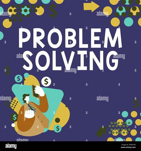 Handwriting Text Problem Solving Internet Concept Having A Good Capability Of Finding A