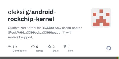 GitHub Oleksiig Android Rockchip Kernel Customized Kernel For RK SoC Based Boards