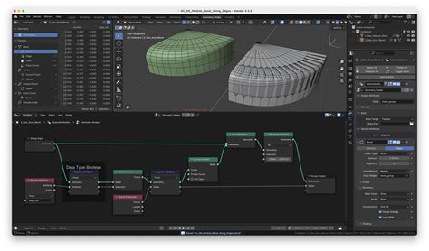 Modulate Intensity Of A Bevel Along A Loop Of Edges With Geometry Nodes Modeling Blender