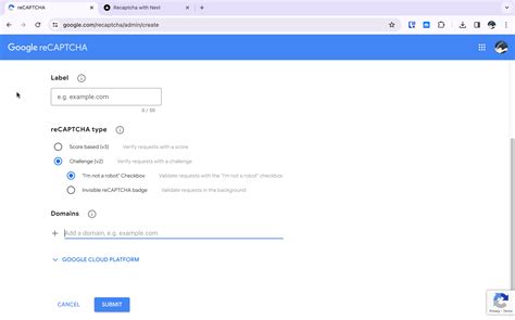 Integrating Recaptcha In Nextjs Site