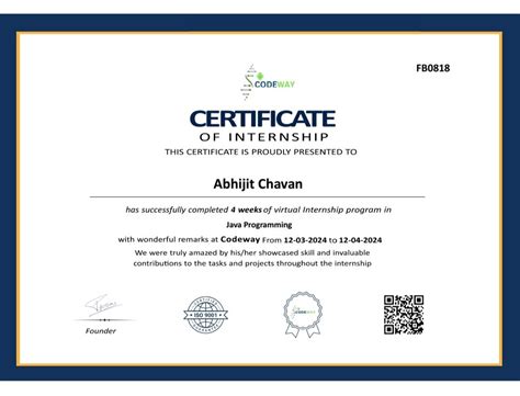 Javaprogramming Java Internshipexperience Codewaysolutions