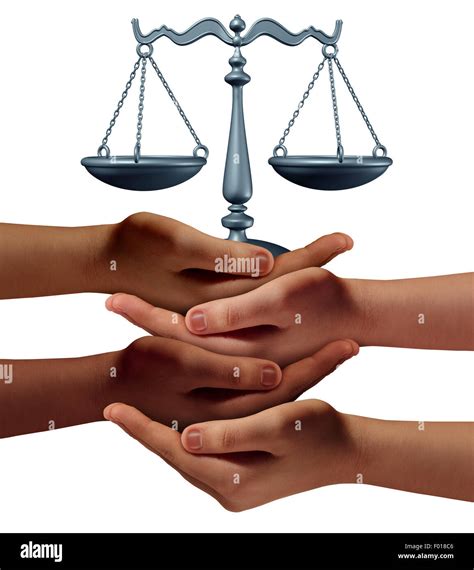 Community Legal Assistance Concept With A Group Of Hands Representing