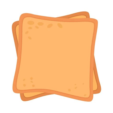 premium vector roasted toasts semi flat color vector object
