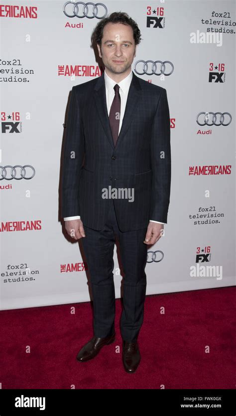 The Americans Season 4 Premiere Arrivals Featuring Matthew Rhys