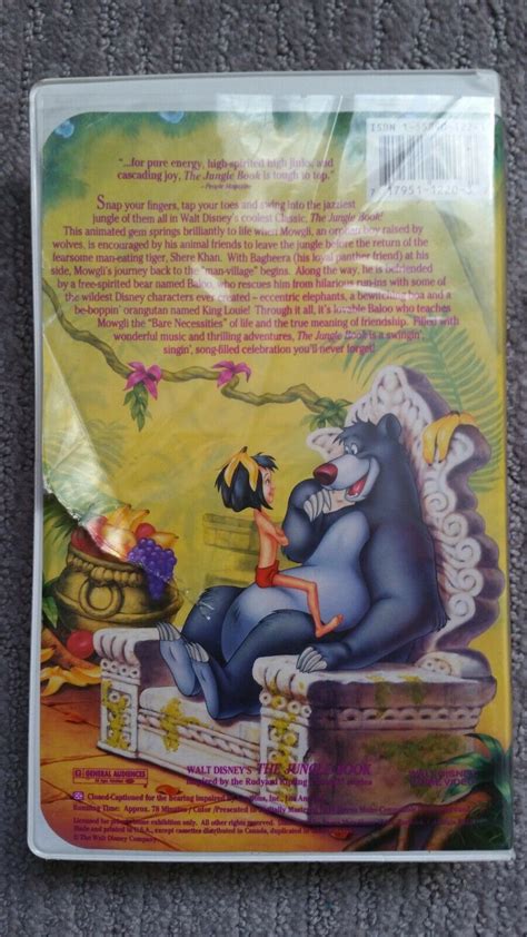 The Jungle Book Walt Disney Vhs The Classics Values Mavin