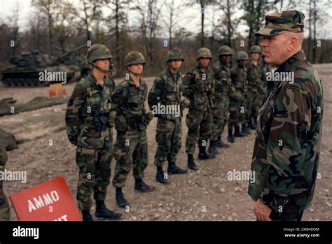 Sergeant Major Glen E Morrell Sergeant Major Of The Army Talks To A Group Of Soldiers During