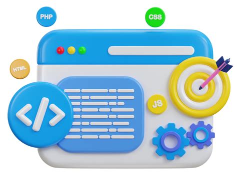 3d Programming Icon Symbol Of Software And Web Development Illustration 47247465 Png