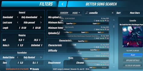 GitHub Kinsi55 BeatSaber BetterSongSearch Search And Download Songs In Beat Saber With A Lot