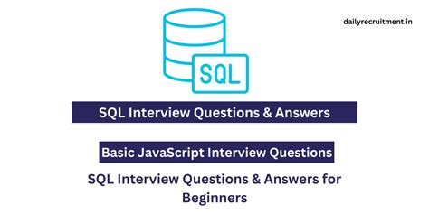 Sql Interview Questions And Answers For Beginners