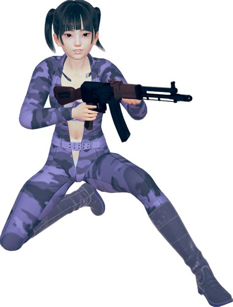 Domino Visual Novel Character With Transparency And Photoshop Psd File