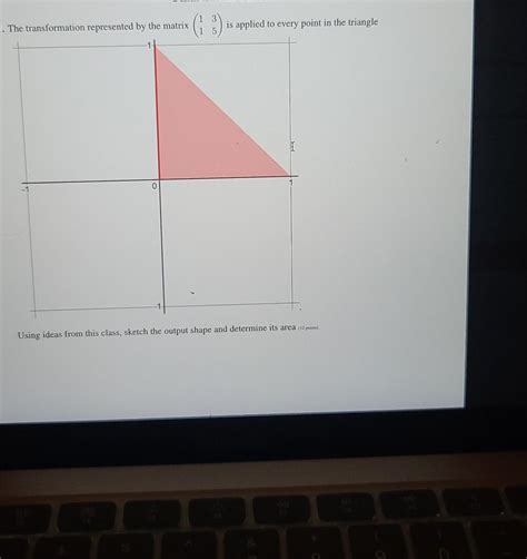 solved the transformation represented by the matrix 1135