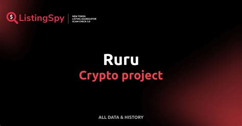 Ruru Crypto Project Ruru Token Listings Events Analysis Listingspy Ruru Crypto Project Ruru Token Listings Events Analysis Listingspy