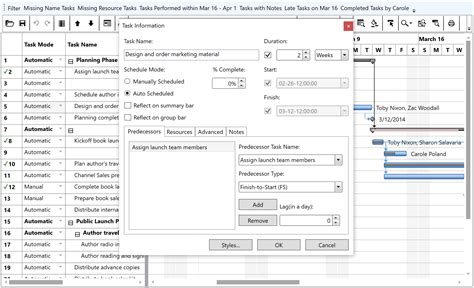Ganttview Gantt Chart Control For Wpf