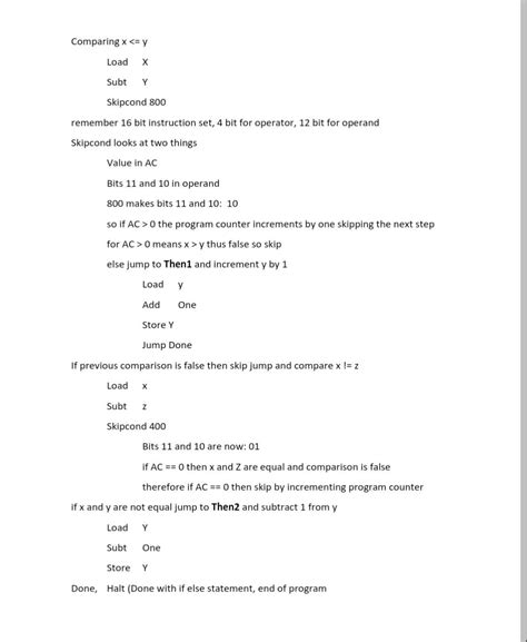 Solved Write The Following Code Segment In Maries Assembly