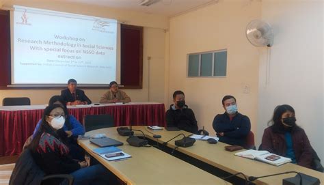 Workshop On Research Methodology In Social Sciences With Special Focus On NSSO Data Extraction