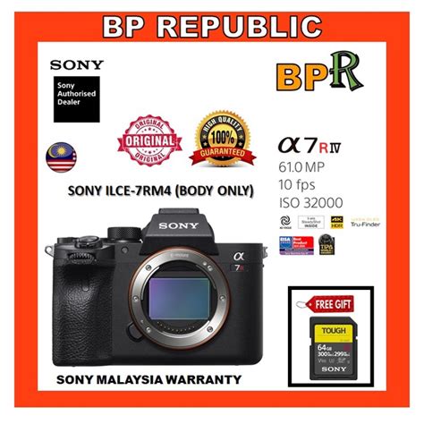 Sony Alpha A7R IV ILCE-7RM4A (Body Only) Mirrorless Digital Camera ...