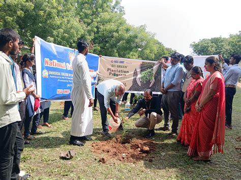 Photo Gallery Of Go Green Plantation Programme Universal College Of