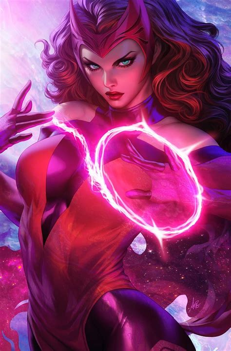 Scarlet Witch And Wanda Maximoff Marvel Drawn By Stanley Lau Danbooru