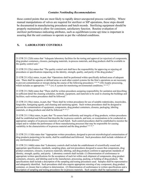 Aseptic Processing Us Fda Pdf