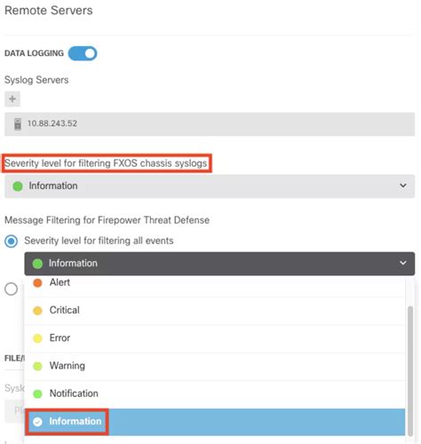 Cisco Firepower Syslog Forwarding Logsign Integration Logsign
