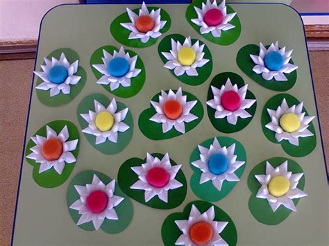 Кувшинка поделка из бумаги фото и картинки 65 штук