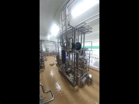 Used Flow Pasteurizer With Separator 2000 Lh