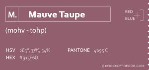 What Color Is Mauve The Ultimate Guide For A Passionate Hue KnockOffDecor