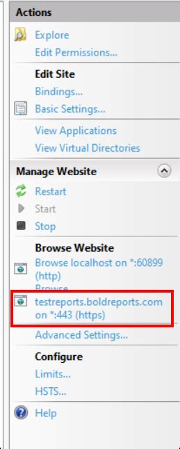 Ssl Configuration In Windows Iis Manager Bold Reports