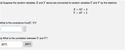 d ﻿suppose the random variables x ﻿and y ﻿above are