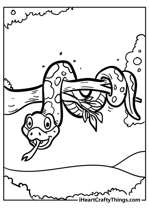 Python Coloring Page