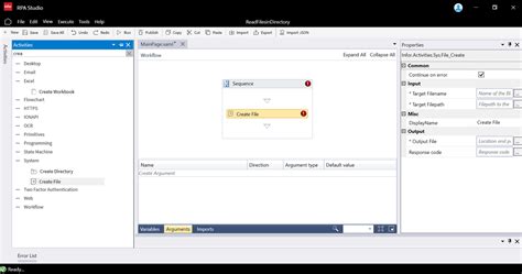 How To Create An Rpa Flow Using System Activities Infor Developer Portal