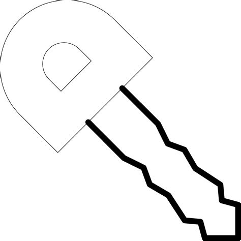 Car Key Line Icon 43322499 Vector Art At Vecteezy