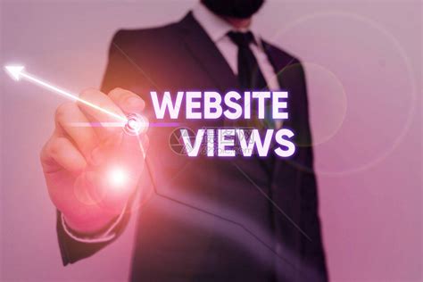 显示网站视图的文本符号展示网站在给定时间段内接收的访问者数高清图片下载 正版图片503497655 摄图网