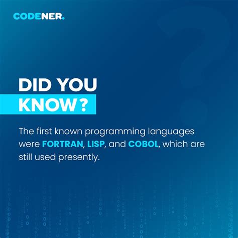 Codener Ltd On Linkedin Programminglanguage Fortran Lisp Cobol Ai