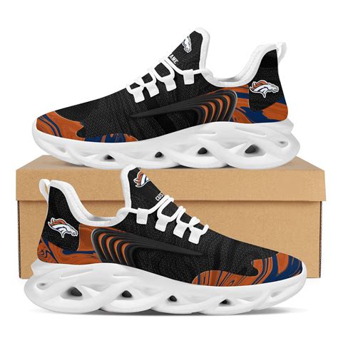 Denver Broncos Team Custom Personalized With Name Max Soul Sneakers