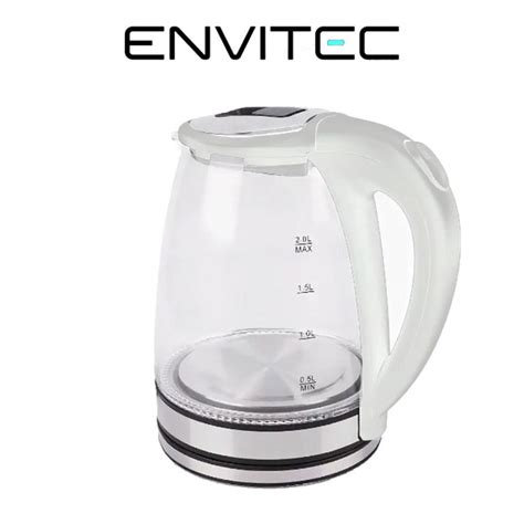 Купить электрический чайник Envitec K5 Пластик стекло по низкой цене отзывы фото