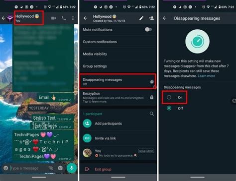 Whatsapp Self Destructing Messages How To Set Them Up Technipages