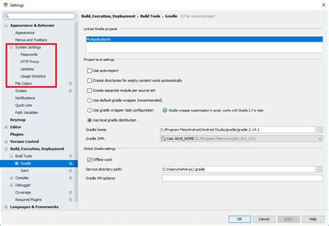 Unable To Locate Android Sdk In Settings Menu Of Android Studio Stack Overflow