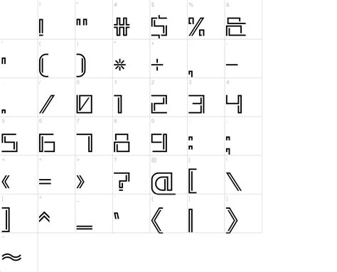 Double Line Font UrbanFonts Com