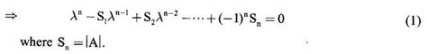 properties of eigen values matrices